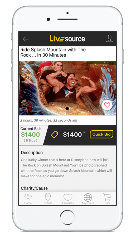 Live Source | Instant Live Auctions for Events | 3 Step Set Up, free ...